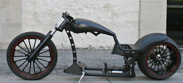 N314 DRAG STYLE 300 SINGLE SIDED SWING ARM SOFTAIL - Malibu Motorcycle ...